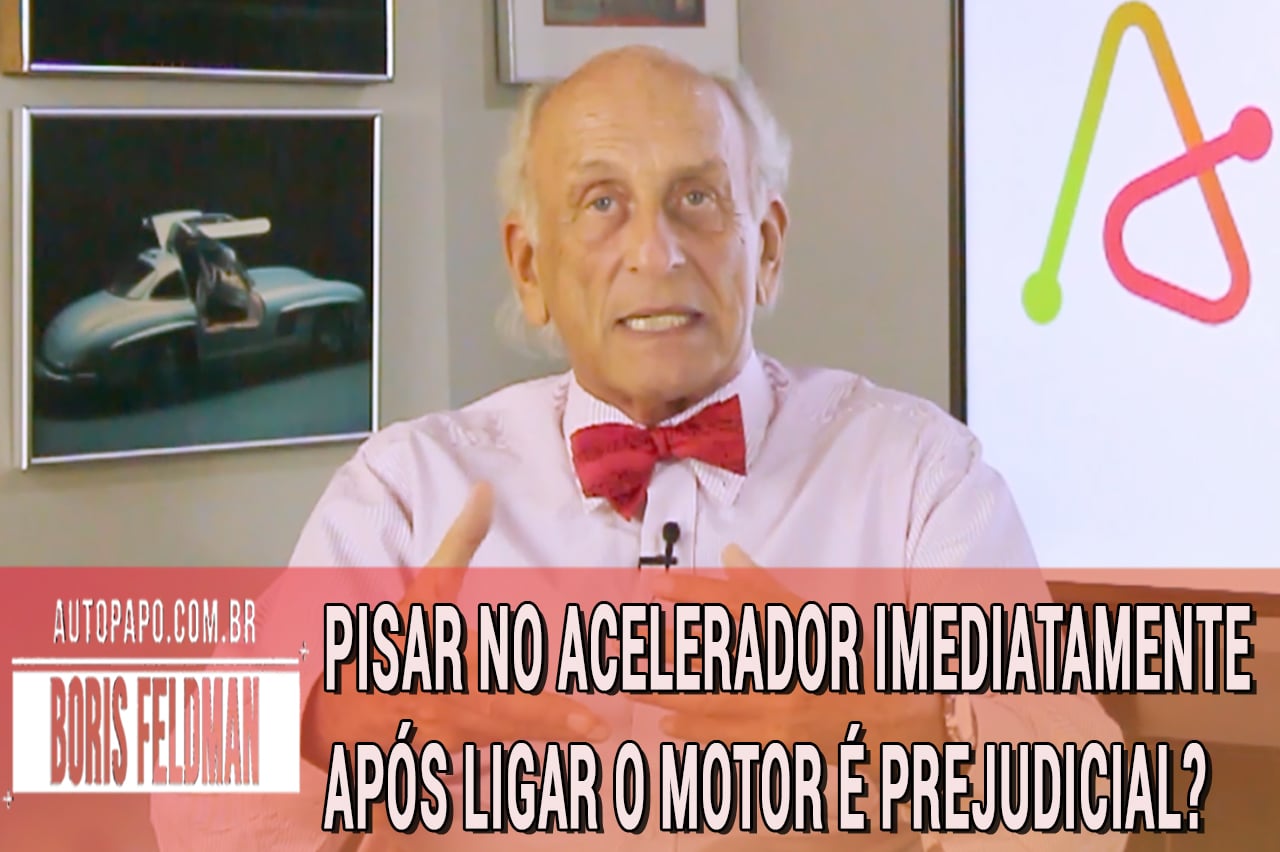 Pisar no acelerador imediatamente após acionar o motor é prejudicial?
