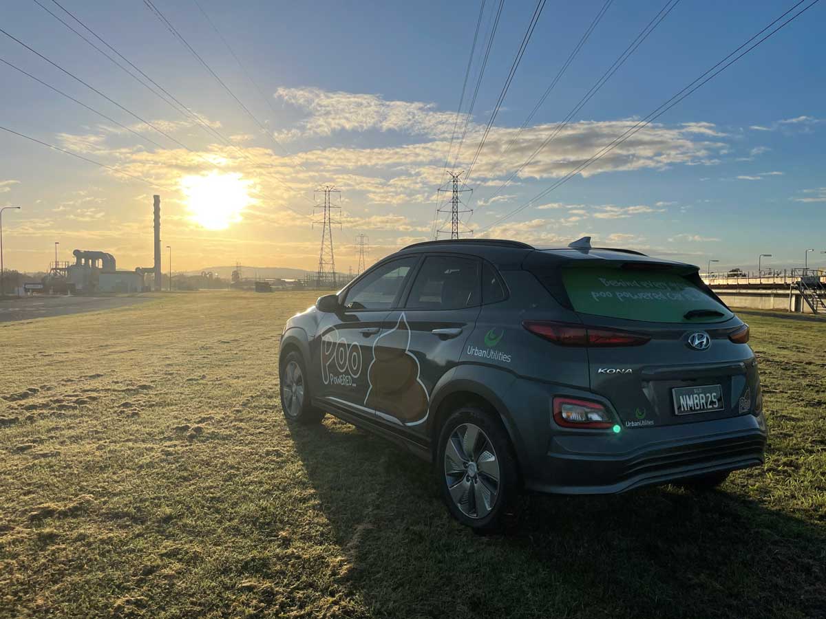 Empresa australiana apresenta Hyundai elétrico movido a cocô