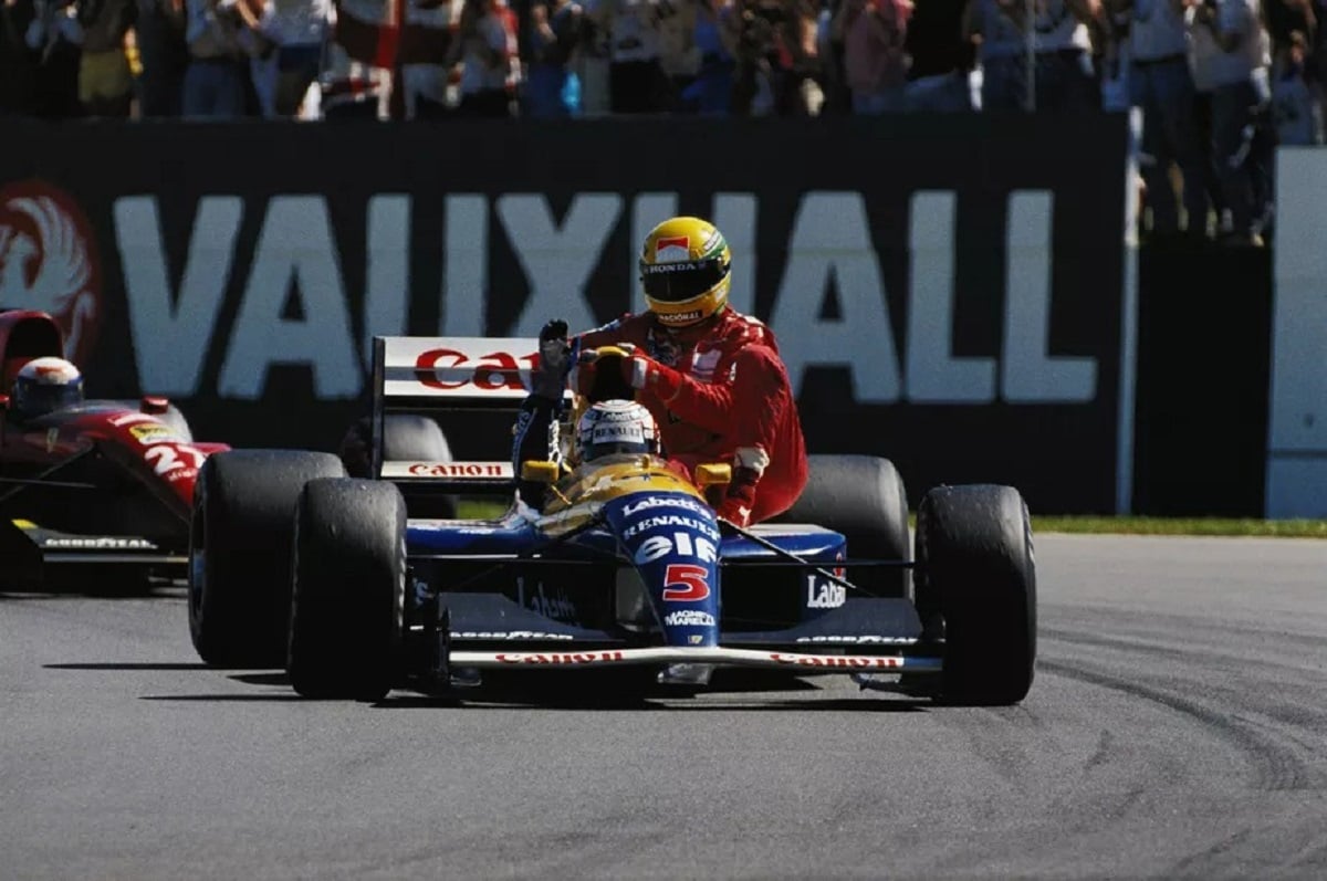 Williams 91' de Nigel Mansell que deu "carona" a Ayrton Senna vai a leilão