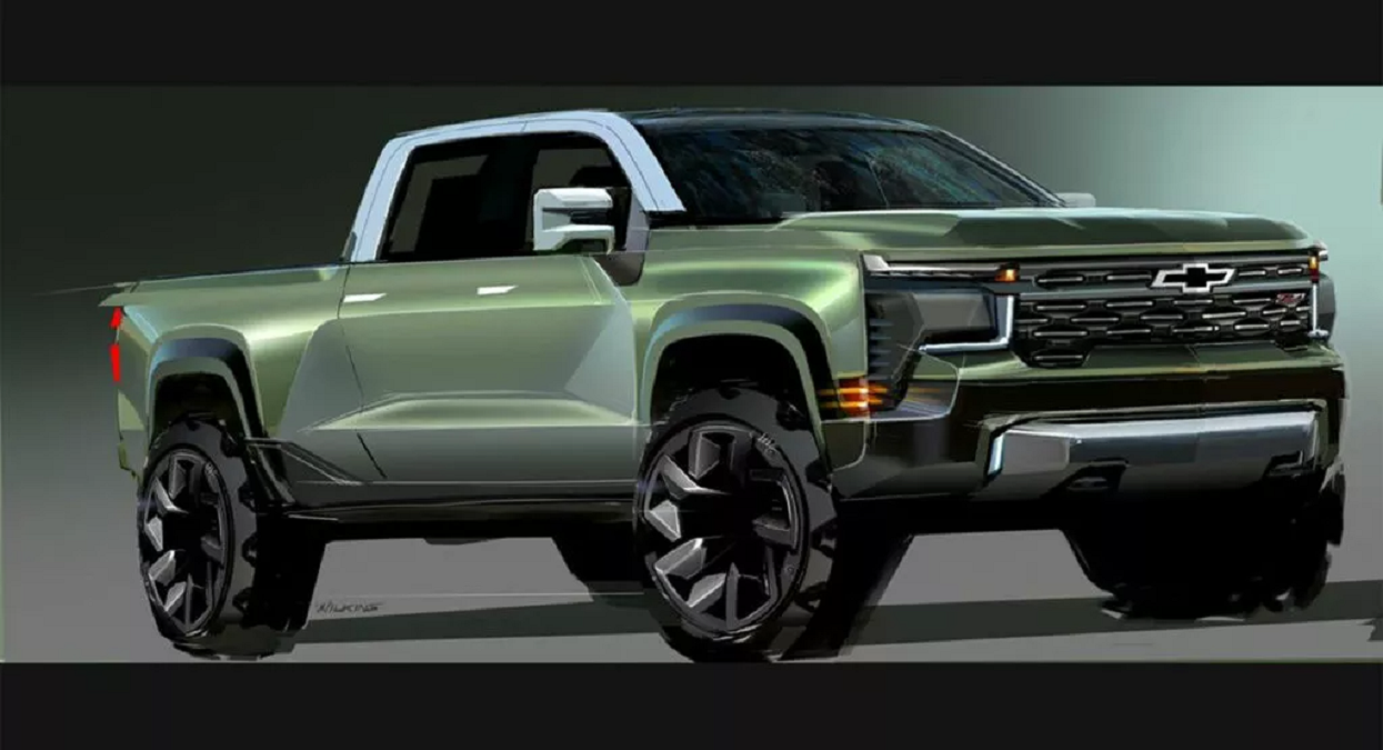 Nova picape Chevrolet Silverado? O design futurista impressiona