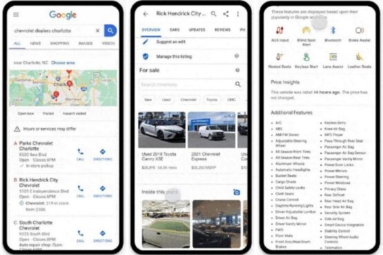 Google confirma nova ferramenta para quem busca comprar carros usados