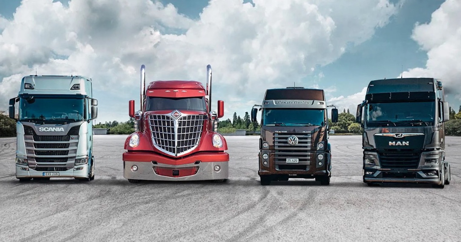 Caminhões Scania e MAN compartilharão motores, chassi e cabines
