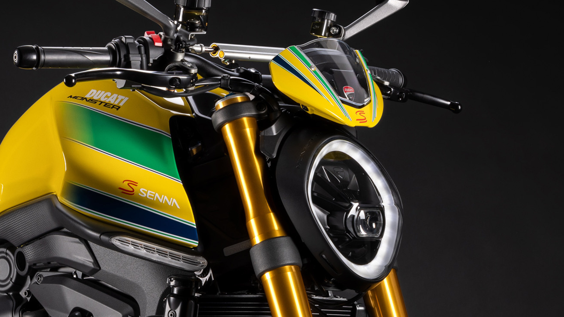 Ducati Monster Senna é lançada em homenagem ao maior piloto brasileiro