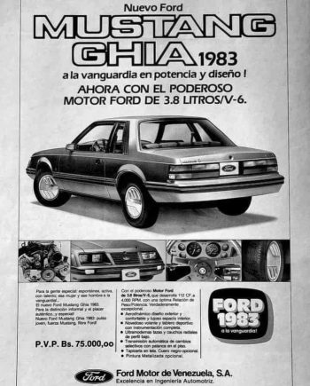 Carros da Venezuela: país já fez de Mustang a Monza