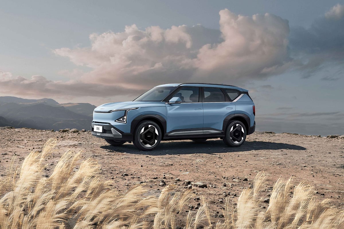 Desenho avançado destaca-se no elétrico Kia EV5