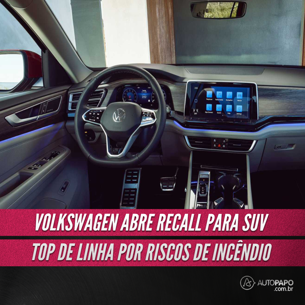 Volkswagen abre recall para SUV por riscos de incêndio