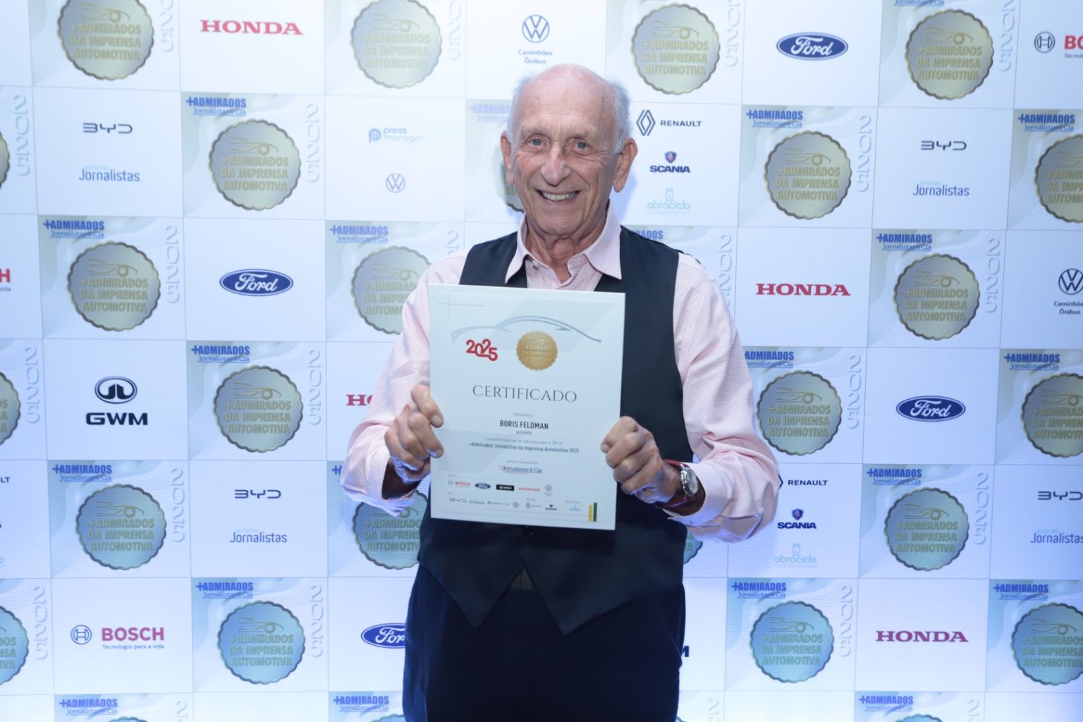 Boris Feldman é o jornalista mais admirado do Brasil (de novo)