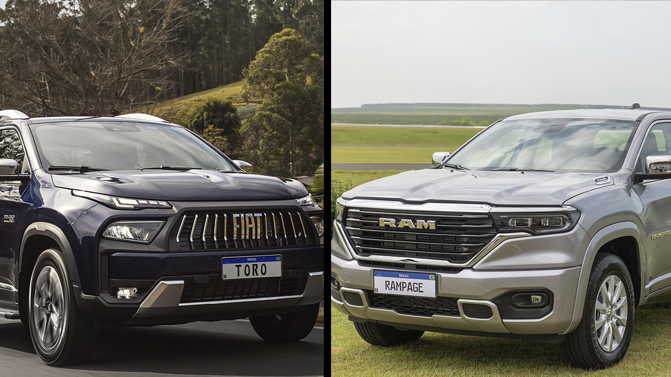 Comparativo: Ram Rampage Big Horn vs Fiat Toro Ranch