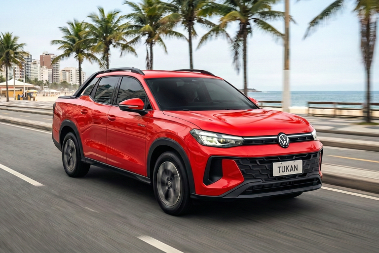 VW Tukan promete robustez de Strada e porte de Toro