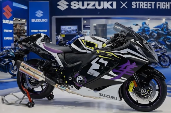 Suzuki Hayabusa recebe edição colaborativa com Street Fighter 6